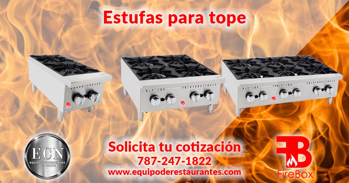 Estufas industriales para tope - Countertop Ranges